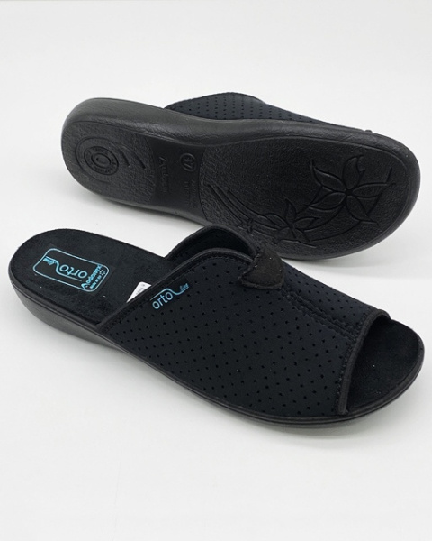 Laczki Adanex 28087 Orto Line, rozciagliwe klapki ze streczem, tęgość H ...